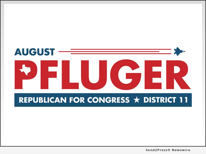 August Pfluger (R-San Angelo) announced his campaign to represent Texas ...