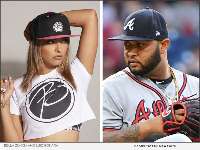Colombian Model Bella Zuniga and Partner Baseball Player Luiz Gohara ...