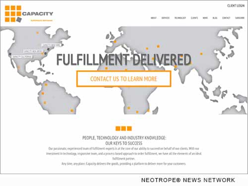 Capacity LLC Unveils New Order Fulfillment Website for Delivering the ...