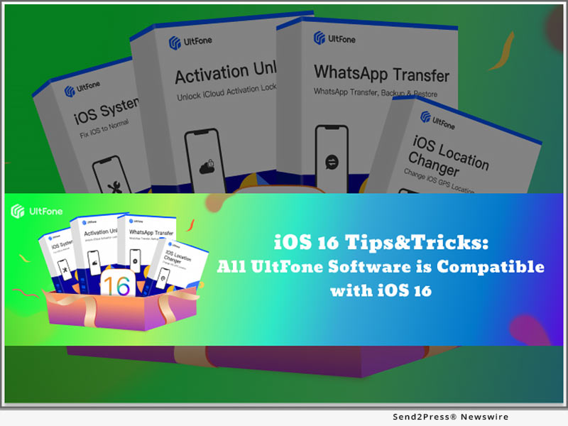 UltFone Now Offers Updated iOS 16 Compatible Toolkit | eNewsChannels News