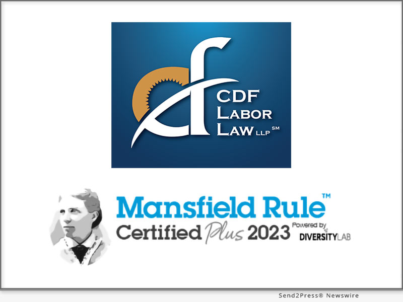 CDF Labor Law LLP officially achieves Diversity Lab's Mansfield ...