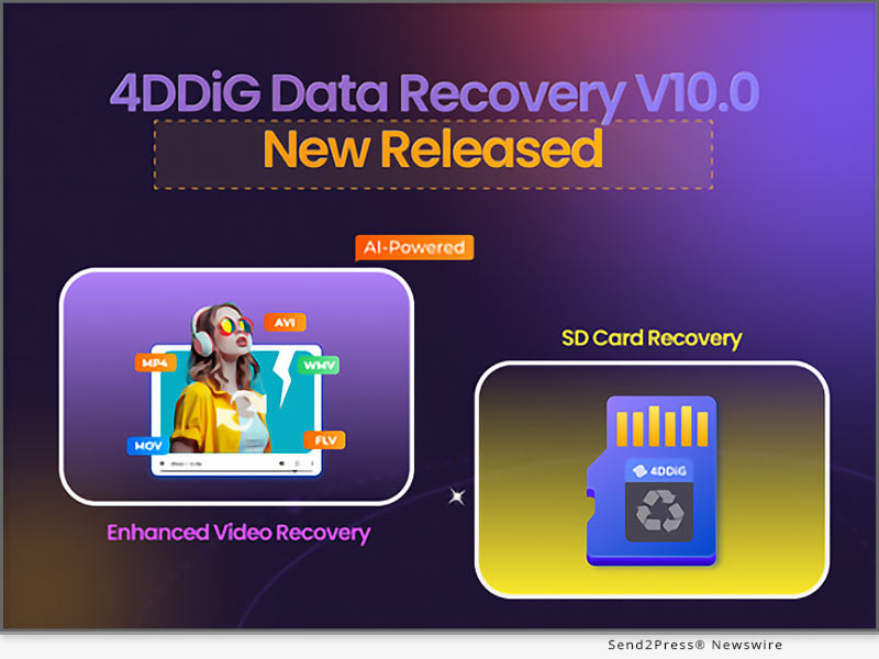 4DDiG Data Recovery V10 Offers Enhanced GUI and Advanced Video Recovery ...