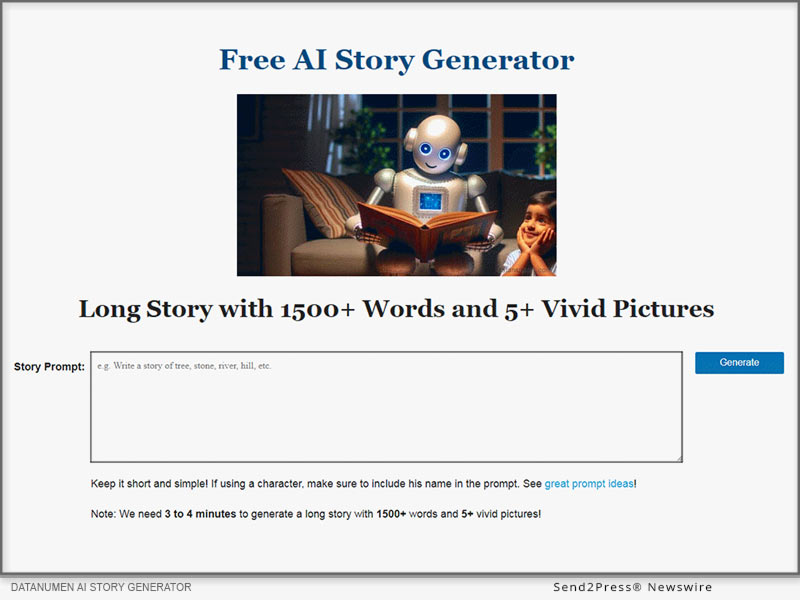 DATANUMEN Revolutionary AI Story Generator Transforms Your Ideas into ...