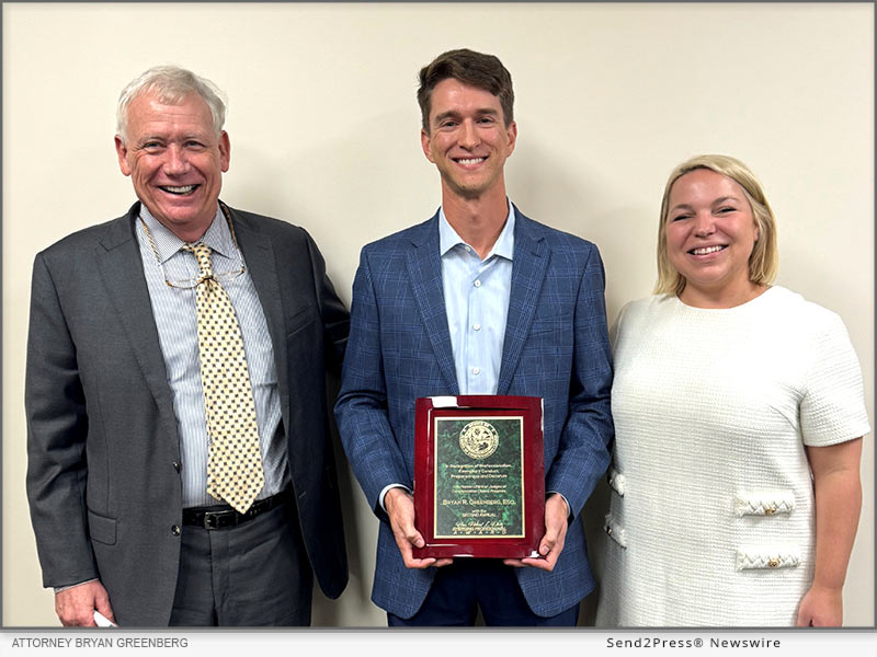 Workers' Comp Attorney Bryan Greenberg Receives the Second Annual Hon. Robert L. Dietz Emerging ...
