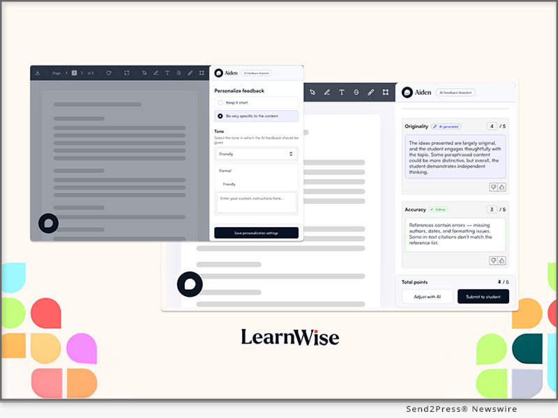 LearnWise AI Launches Feedback and Grading Solution to Help Faculty Provide Higher-Quality ...