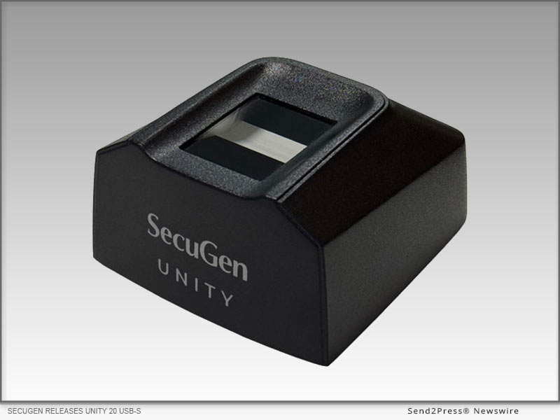 SecuGen Corp. Releases Unity 20 USB-S, A New Versatile, Platform ...