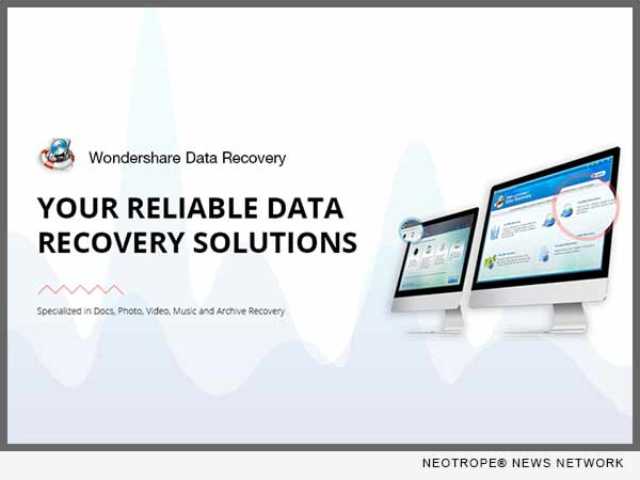Wondershare Offers Data Recovery Software for Docs, Photos, Videos ...
